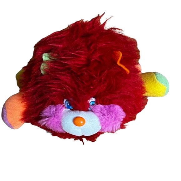 Mattel | Toys | Vintage Red Yellow Puffling Popples Popple Plush Toy ...